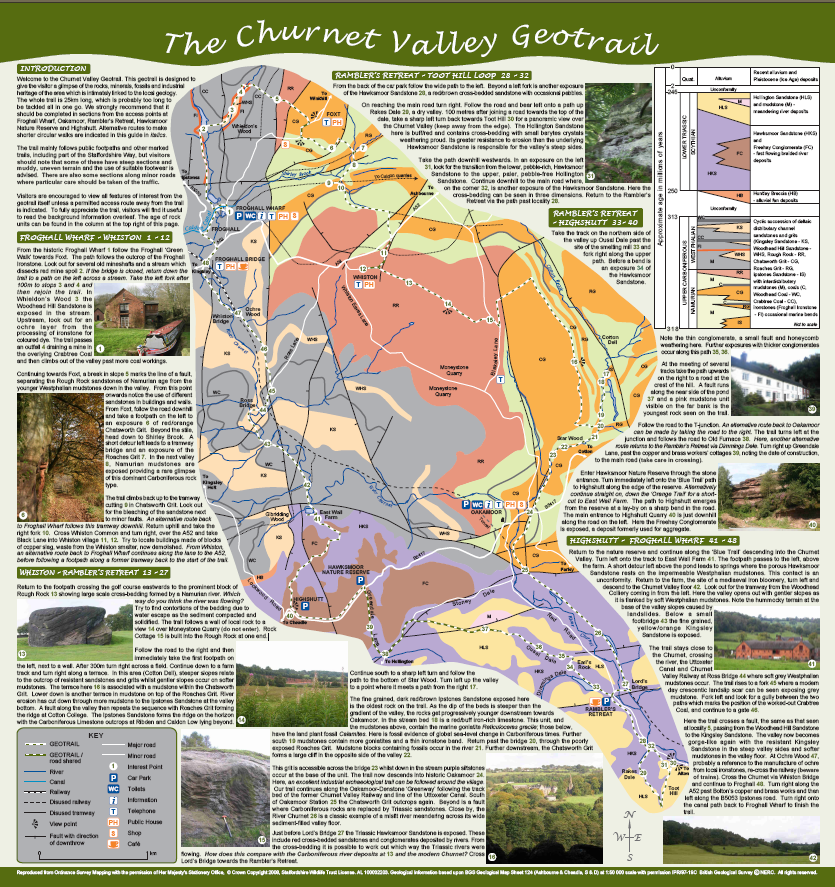 The Churnet Valley Geotrail – GeoConservation Staffordshire